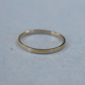 14K Gold Ring, Couple Ring, Solid Gold Wedding Band, Promise Ring ...