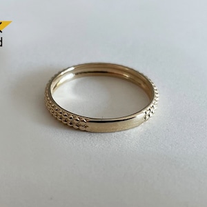 14K Gold Solid Gold Ring TGR214 - Etsy