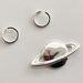 925 Sterling Silver, Planet Pendant, 1 Pendant - Etsy