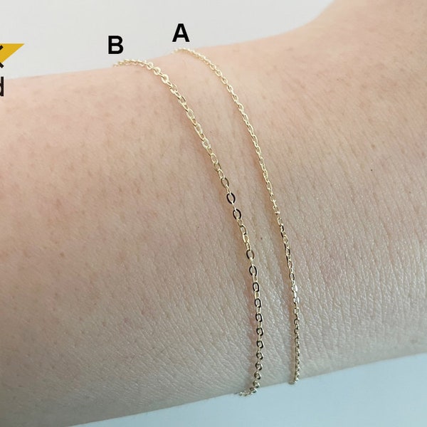 Solid Gold Bracelet - Etsy