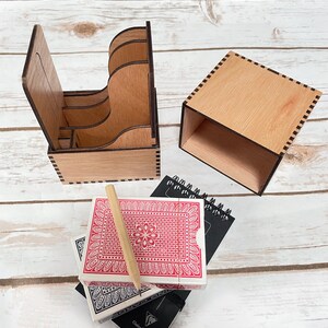 Laser Cut Pocket Card Box - DXF Downloadable Cut File. Gift Box, Cards ...