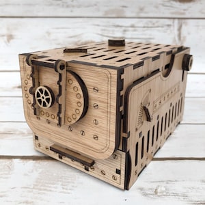 Steampunk Dice Tower Dice Games, Board Games, RPG, Laser Cut and Etched ...