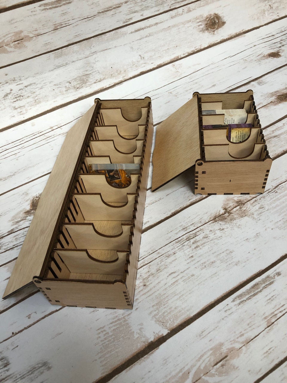 Mini Card Store Stackable Half and Full Size Boxes for | Etsy UK