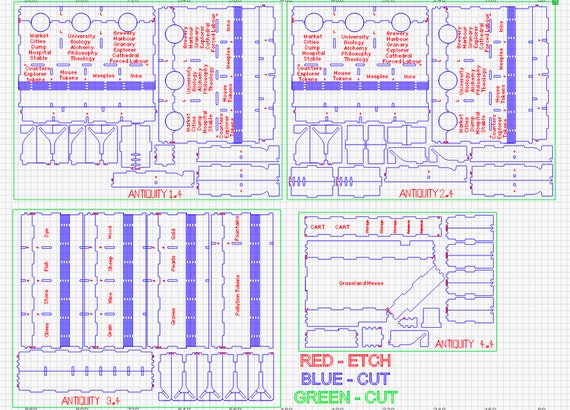 DIGITAL DXF DOWNLOAD File for the Organiser Compatible With - Etsy