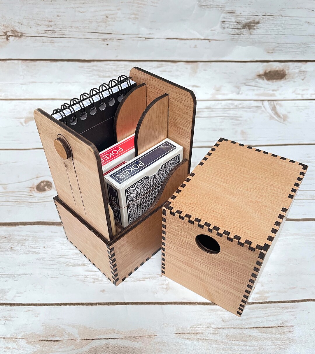 Laser Cut Pocket Card Box - DXF Downloadable Cut File. Gift Box, Cards ...