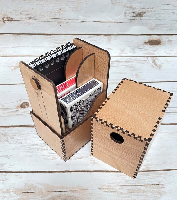 Laser Cut Pocket Card Box DXF Downloadable Cut File. Gift - Etsy