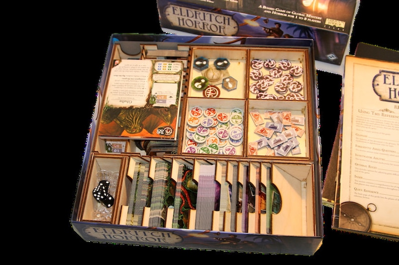 Eldritch Horror Board Game Organiser: Laser Cut DXF File (digital ...