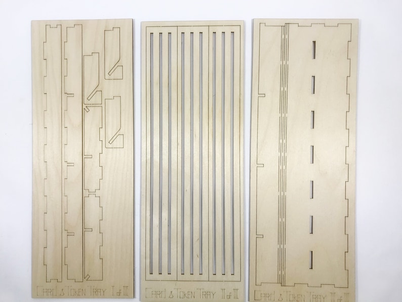 CARD and TOKEN holders DIY kit self assembly token slots | Etsy