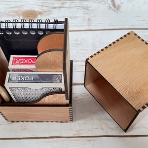 Laser Cut Pocket Card Box - DXF Downloadable Cut File. Gift Box, Cards ...