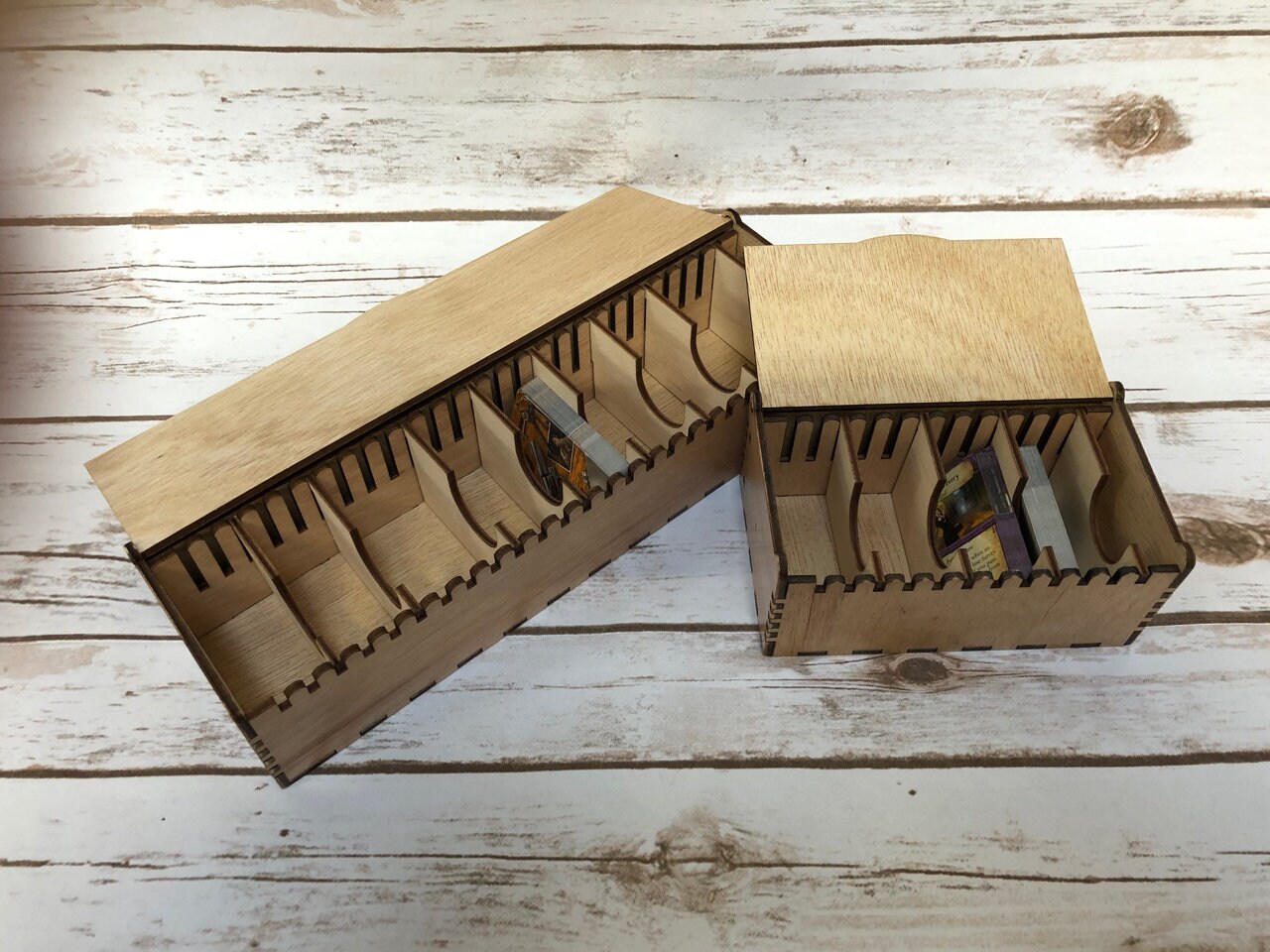 Mini Card Store Stackable Half and Full Size Boxes for | Etsy UK