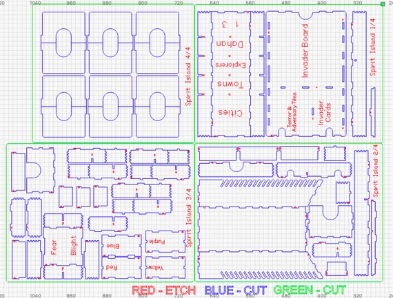 Digital DXF Download File for Organiser Compatible With SPIRIT - Etsy