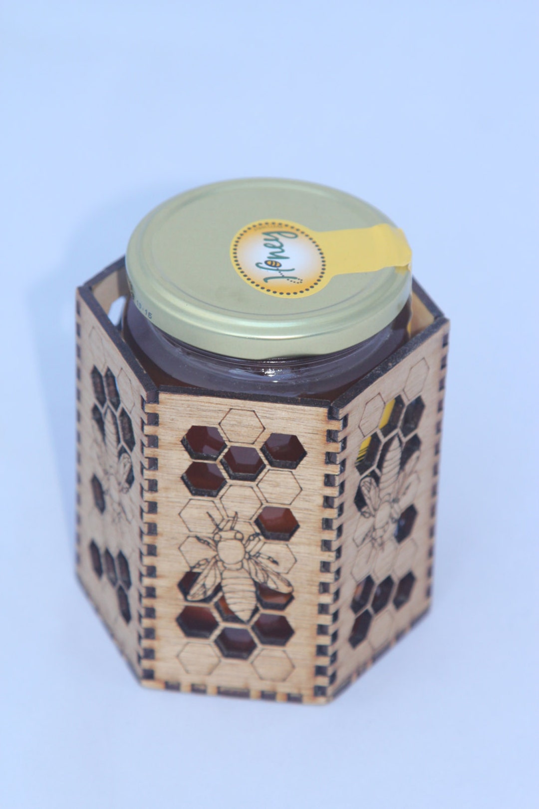 Bee Pot! Golden Honeycomb Pot to Hold Your Pens and Pencils, or Show ...