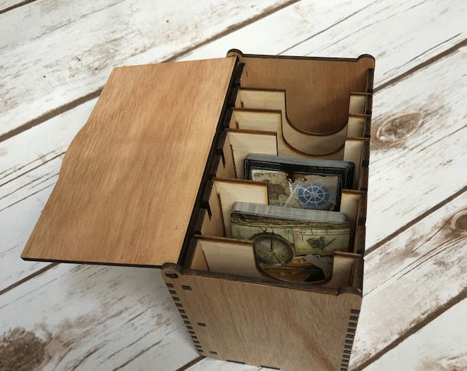 Half Size Card Storage DIY Easy Assembly LCG and More - Etsy