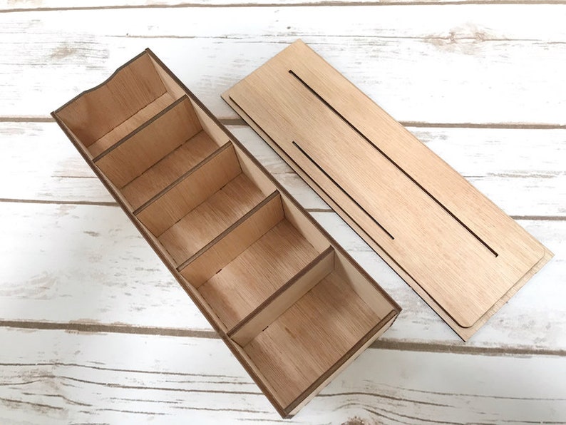 Token Box With Card Slots in Lid Tokens Dice Anything You - Etsy UK