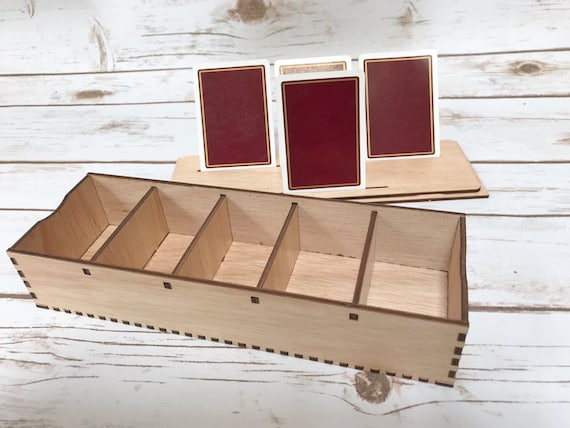 Token Box with Card slots in lid tokens dice anything you | Etsy