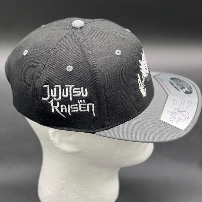 Satoru Gojo Inspired | Custom Embroidered Snapback Hat | Jujutsu Kaisen ...