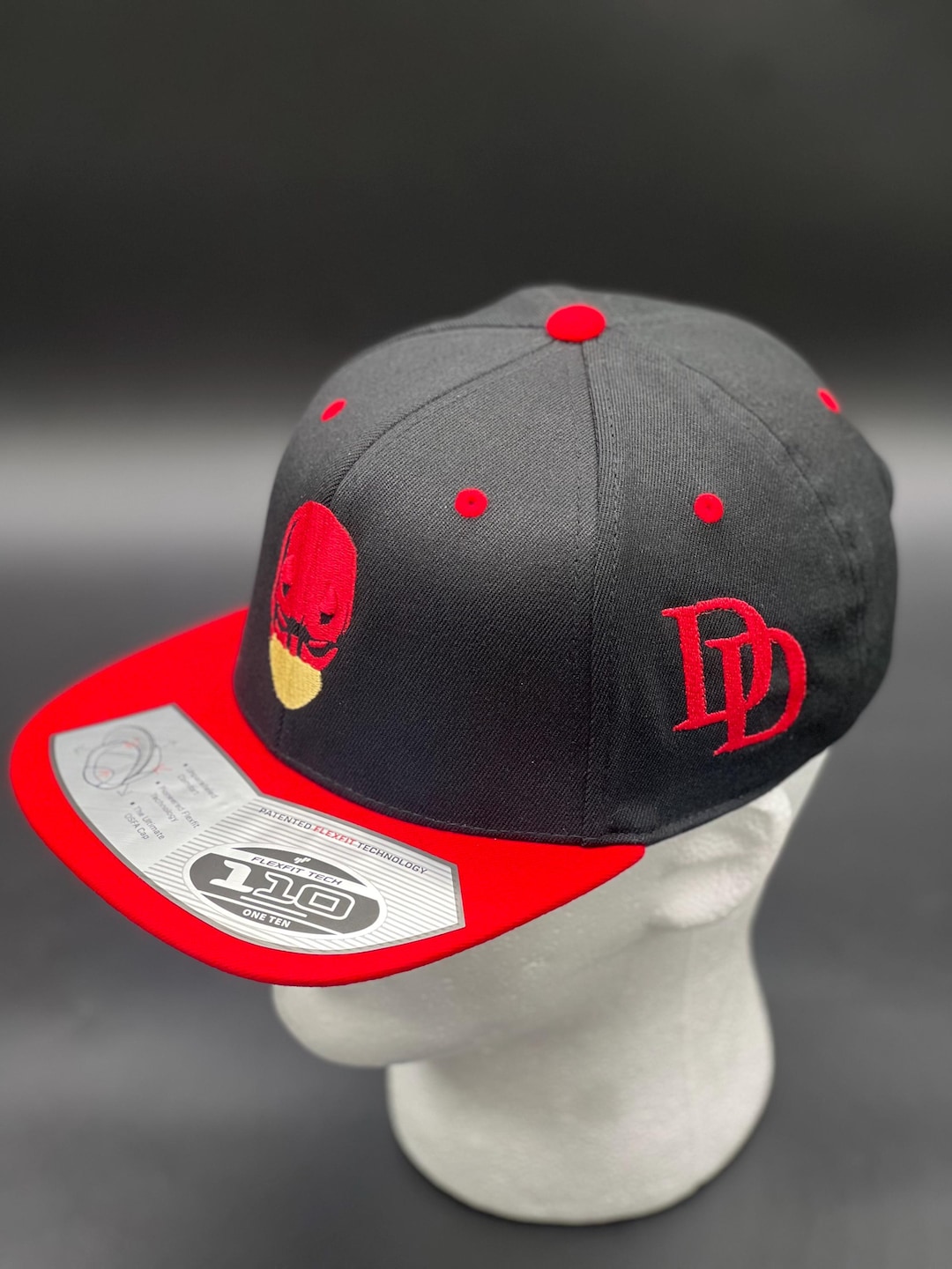 Daredevil Inspired Marvel Hat – Comic Book Fan Gift – Embroidered Logo ...