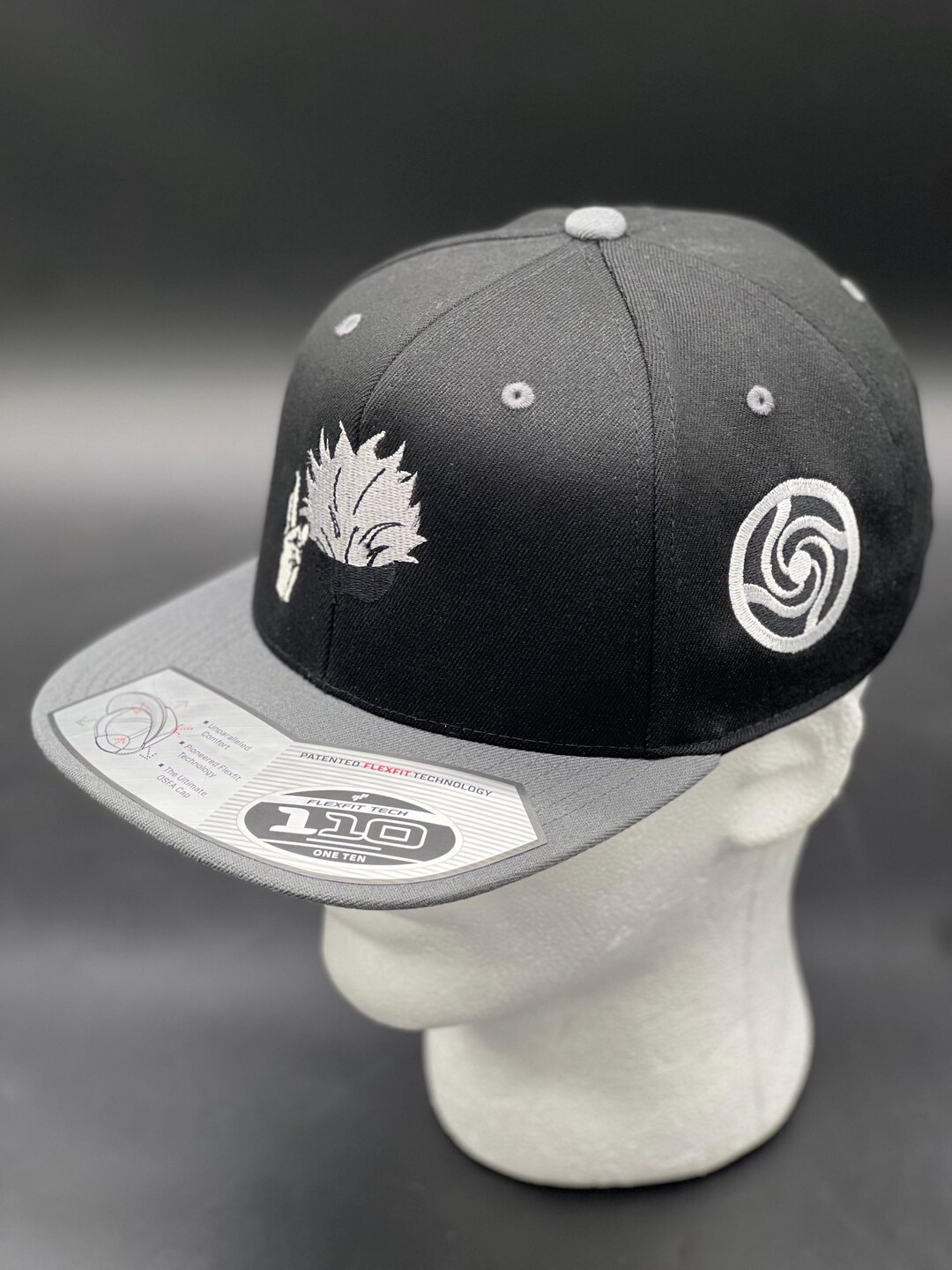 Satoru Gojo Inspired | Custom Embroidered Snapback Hat | Jujutsu Kaisen ...