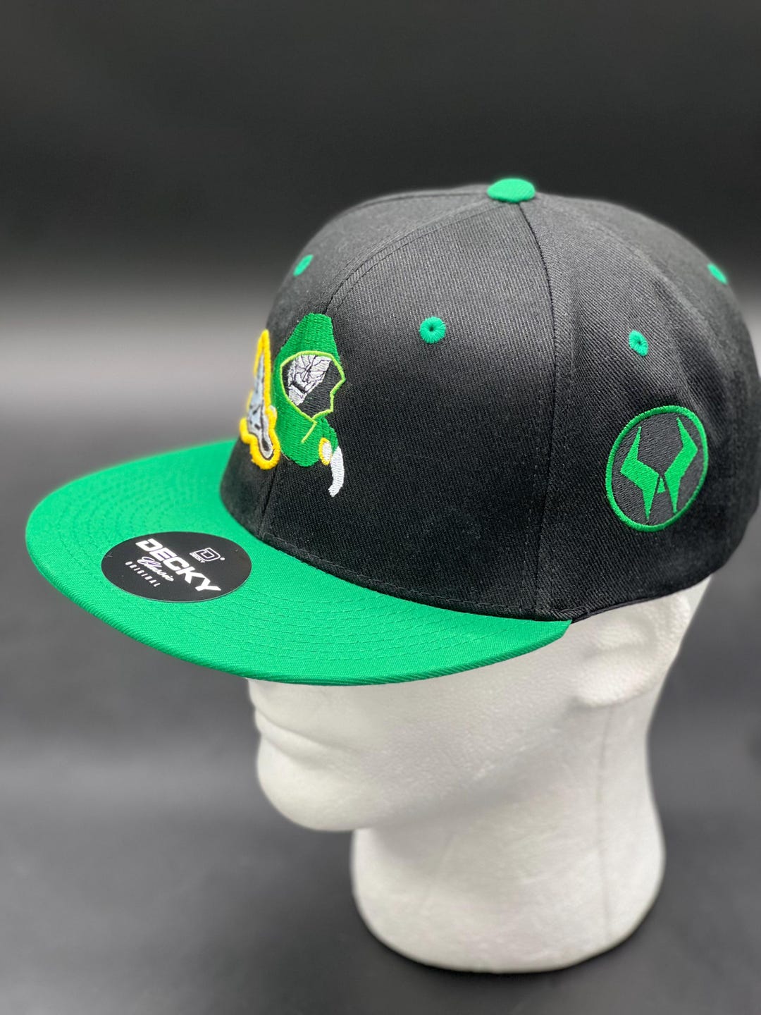 Dr. Doom Inspired | Custom Embroidered Snapback Hat | Marvel Villain ...