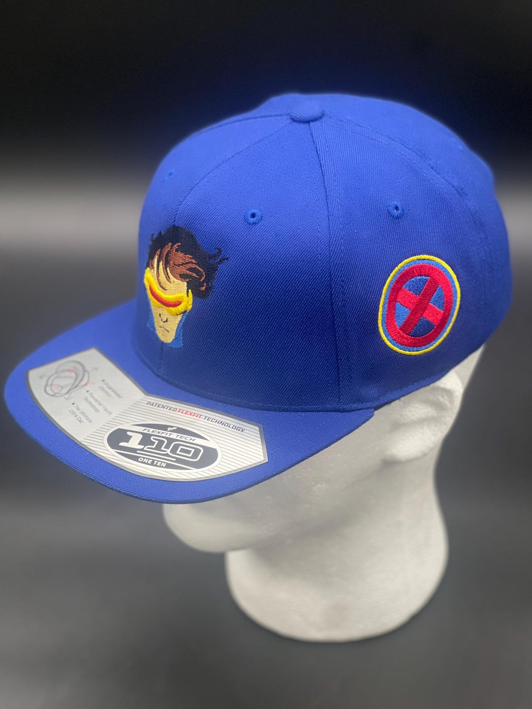 X-men Cyclops Hat | Marvel Mutant Superhero Cap | Custom Embroidered ...