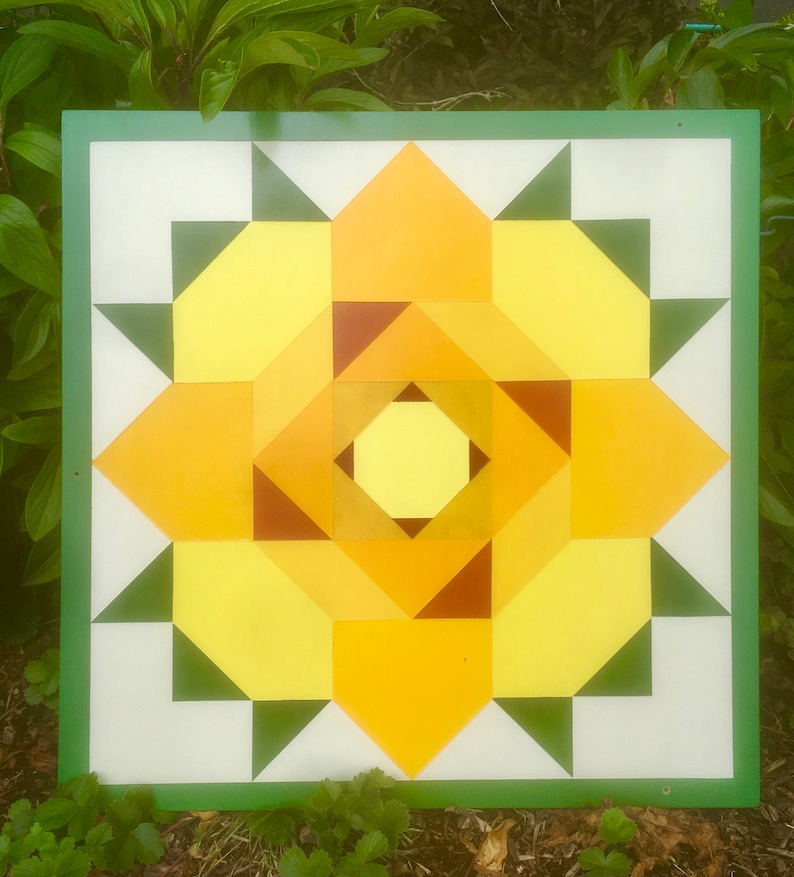 Not2shabbee Has Barn Quilts Hand Painted Rose Pattern Barn | Etsy