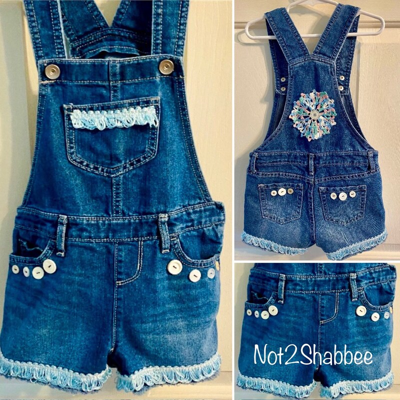 Girls Bib Overalls - Etsy
