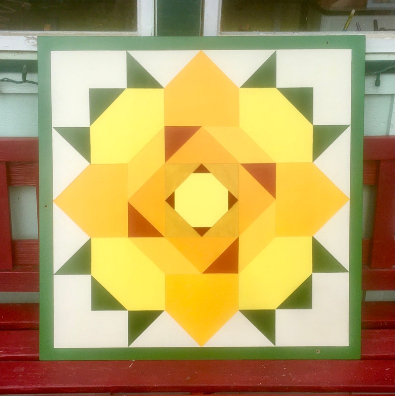 Not2shabbee Has Barn Quilts Hand Painted Rose Pattern Barn | Etsy