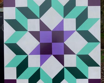 Carpenter Wheel Barn Quilt - Etsy