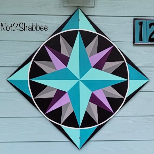Mariners Compass Quilt Pattern - Etsy