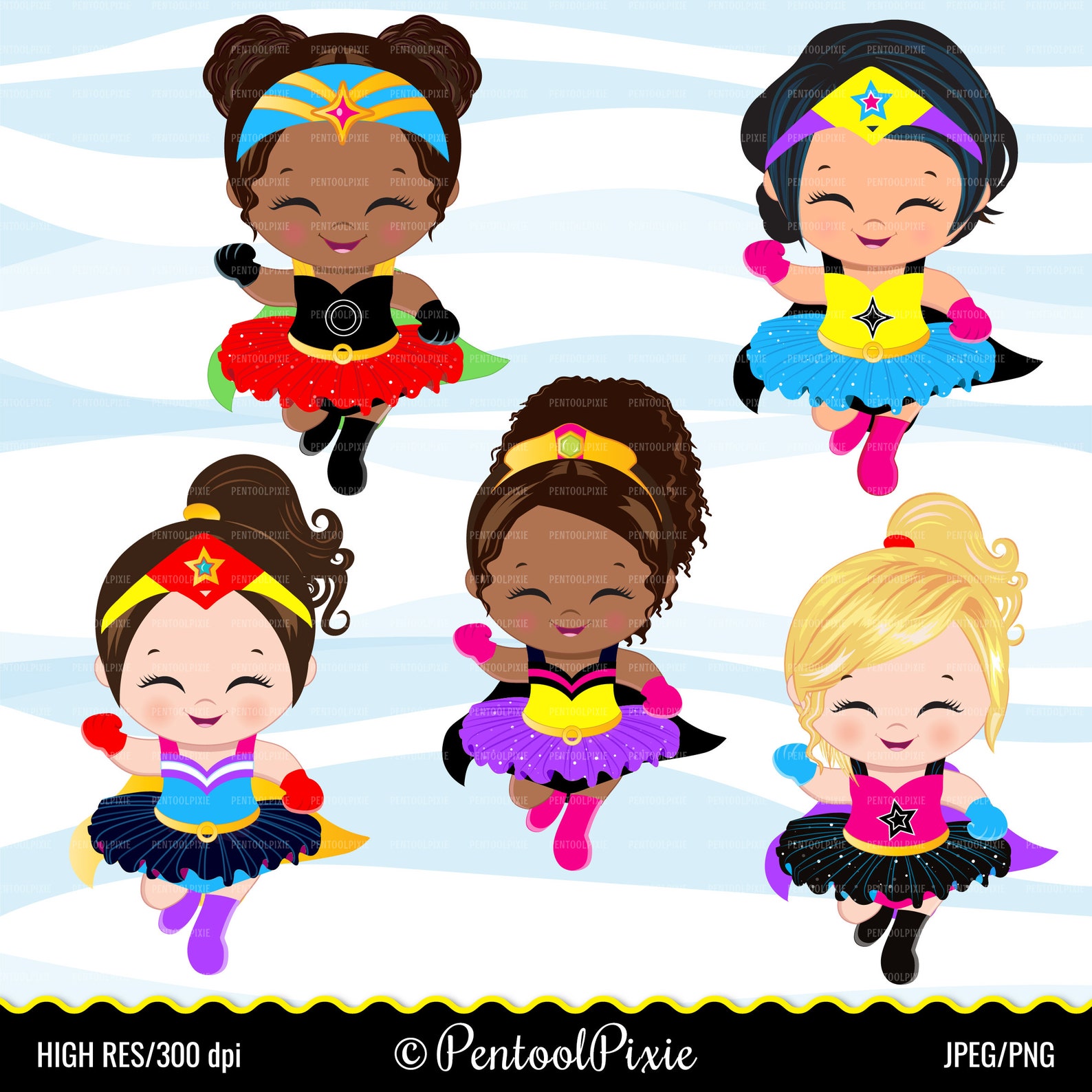 Superhero Clipart Superhero Costume Clipart Superhero Boys | Etsy