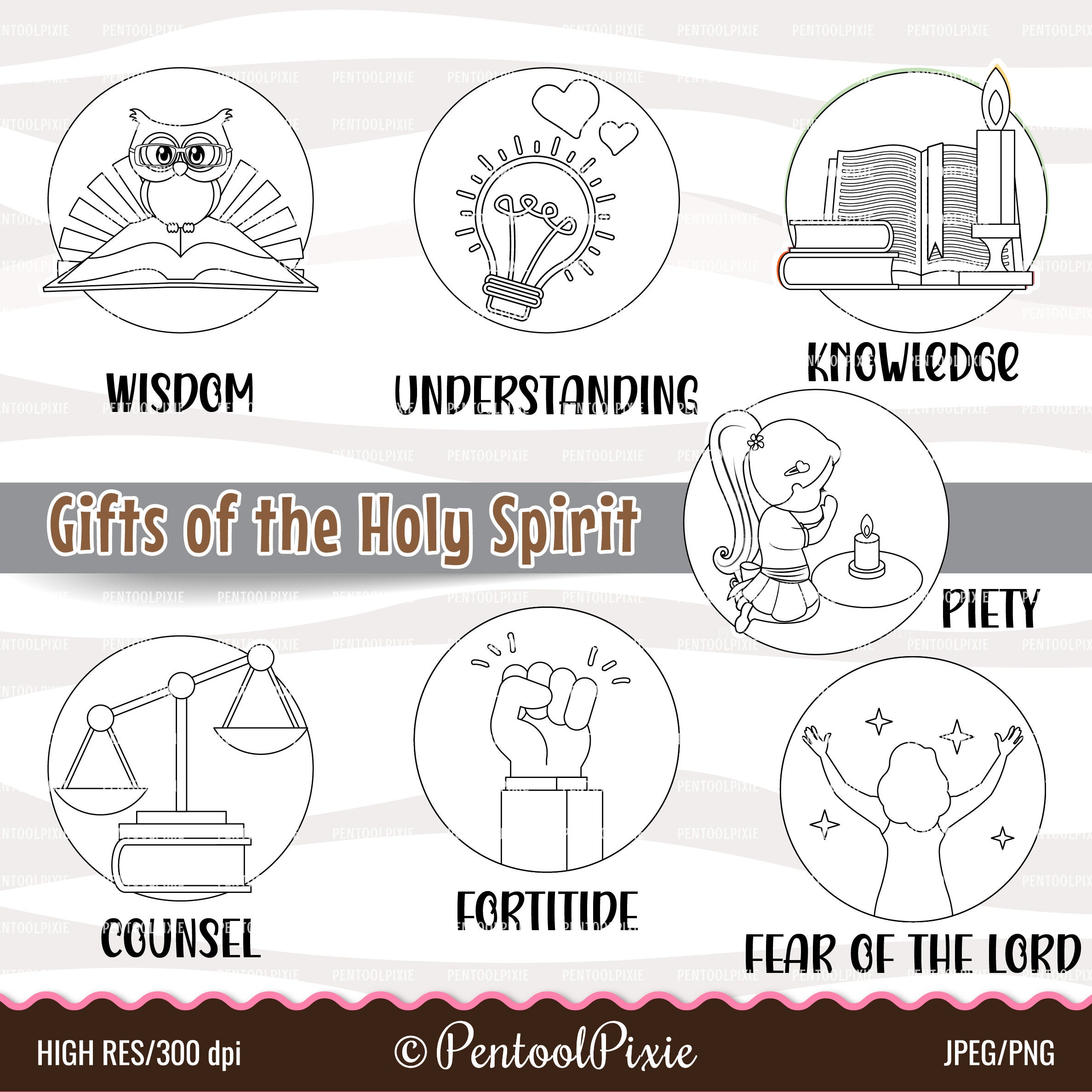 Spiritual Gifts Clip Art Walk