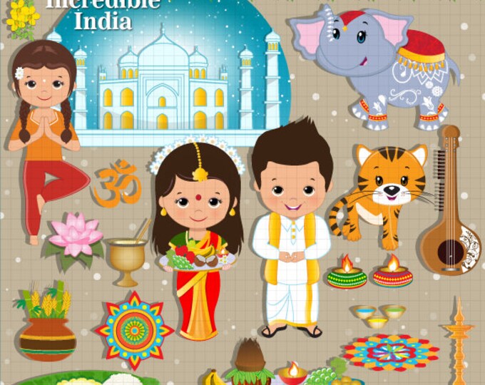 Digital Scrapbook Paper Pack INDIAN SARI PATTERNS India Fabric ...