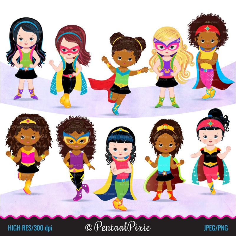 Super Hero Girls - Etsy