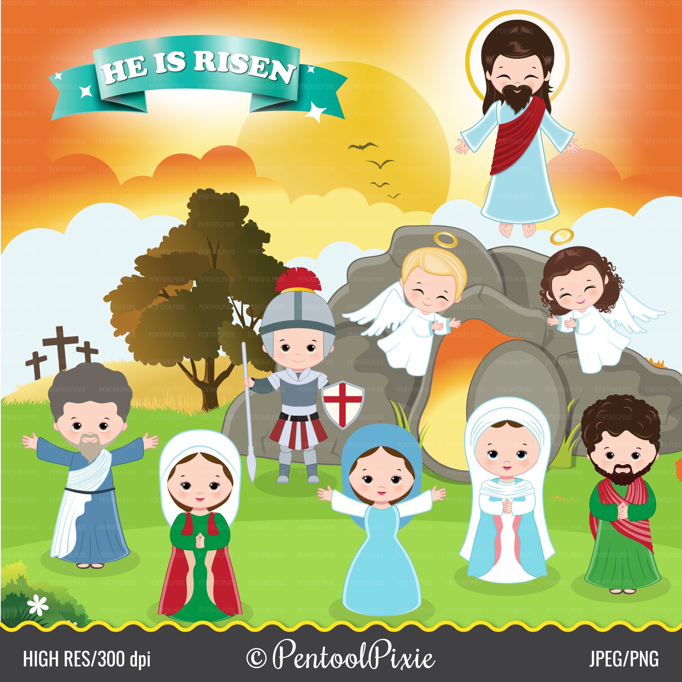 Jesus Risen Clipart