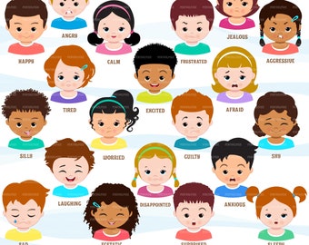 Emotion Cards Printable Digital Download - Etsy