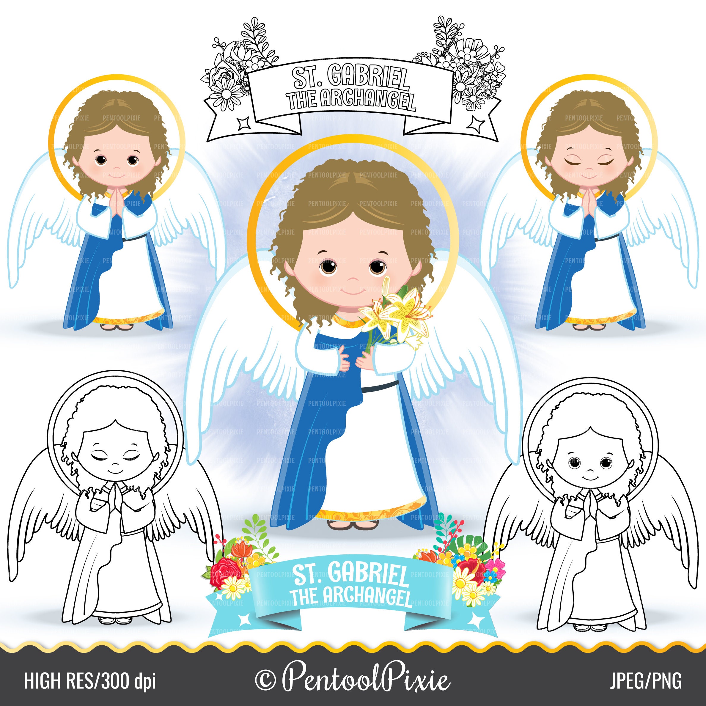 Angel Gabriel Clipart
