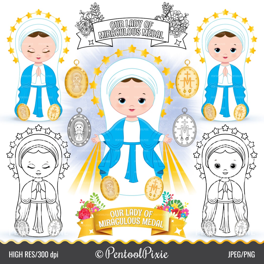 Our Lady of the Miraculous Medal, Mother Mary, Virgencitas, Virgin Mary ...