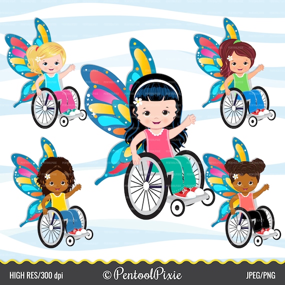 Child In Wheelchair Clipart