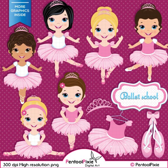 Ballet Clipart Ballerina Clipart Ballet Dance Clipart - Etsy Canada