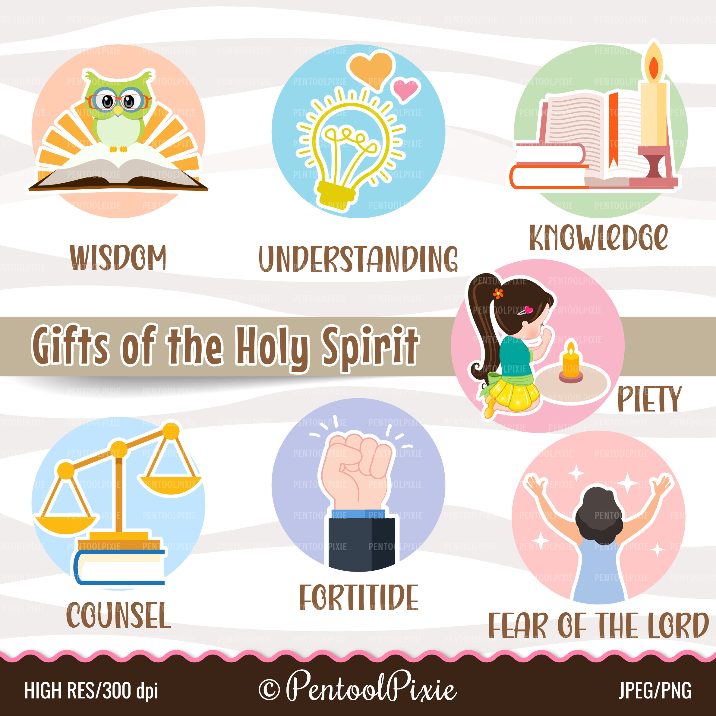 Spiritual Gifts Clip Art Walk