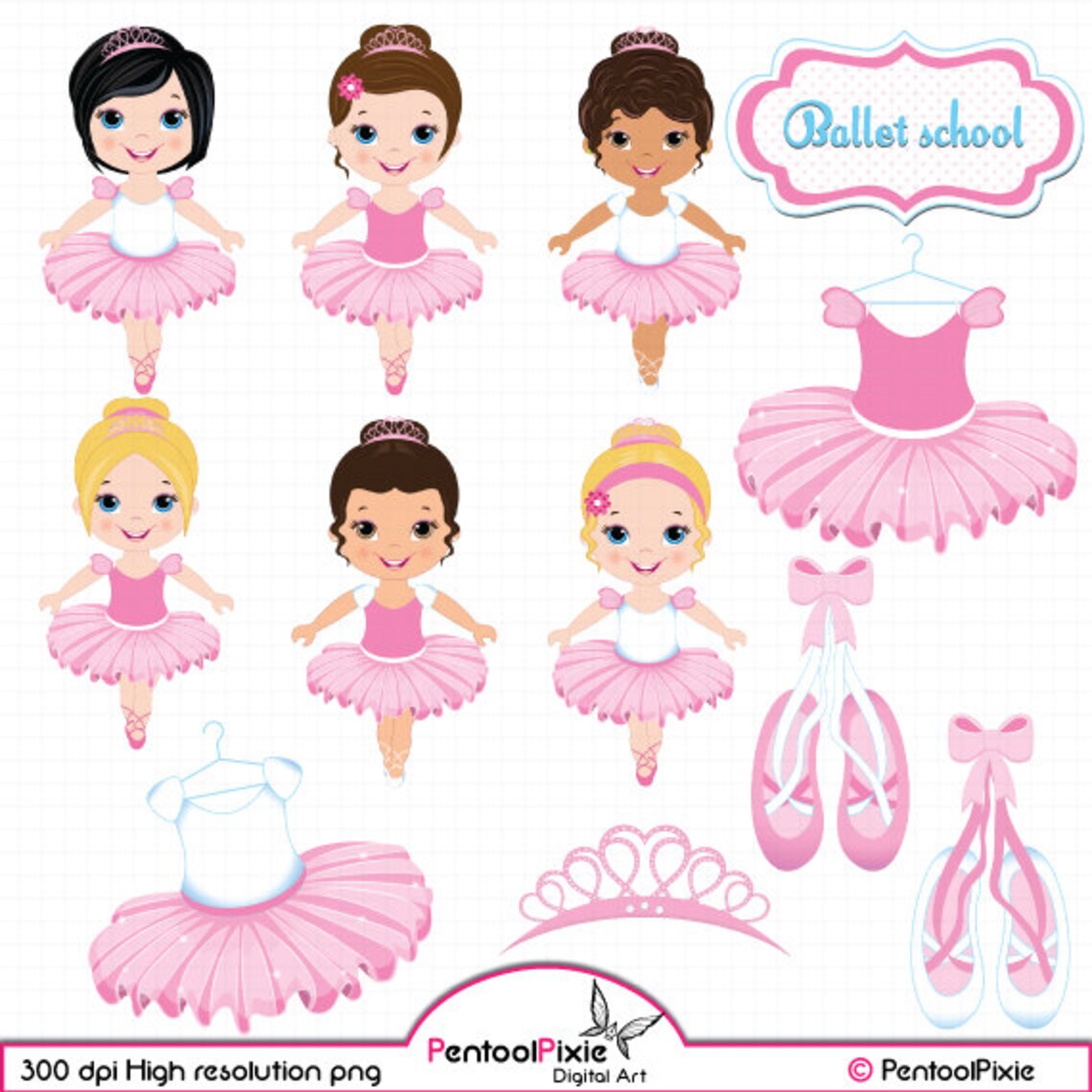 Ballet Clipart Ballerina Clipart Ballet Dance Clipart - Etsy Canada