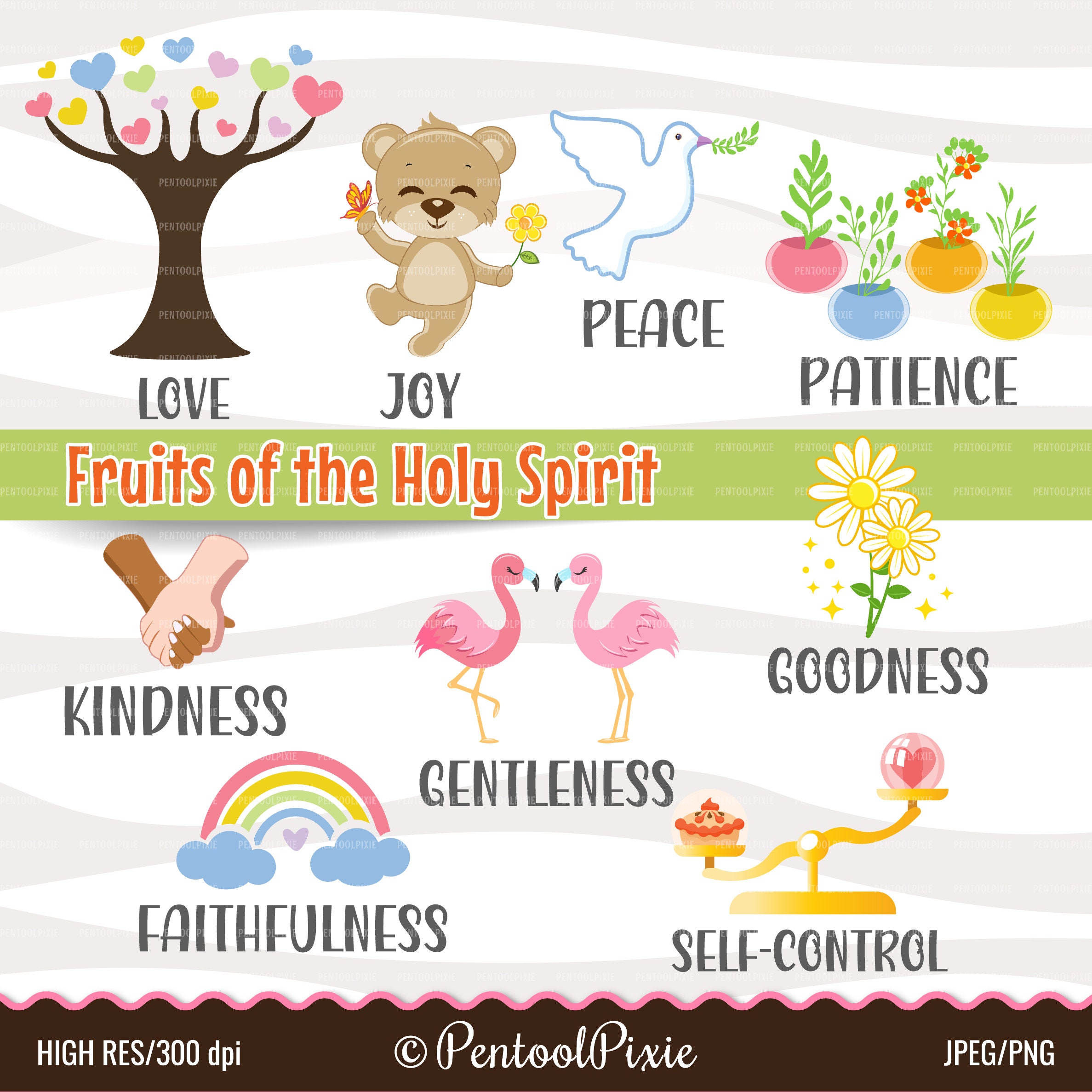 Fruits Of The Holy Spirit Clip Art