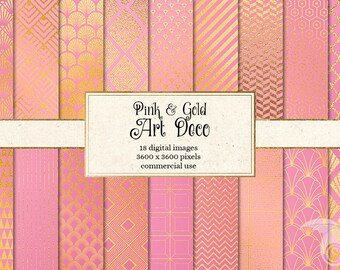 Art deco papers | Etsy