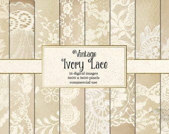 Lace Scrapbook Paper | Etsy