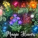 Magic Flower Clipart glowing sparkle fantasy clip art | Etsy