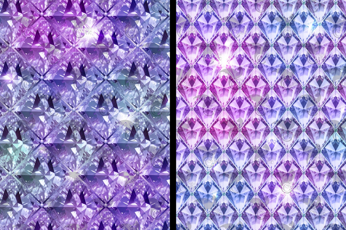 Seamless Diamond Textures Digital Printable Crystal Diamond - Etsy