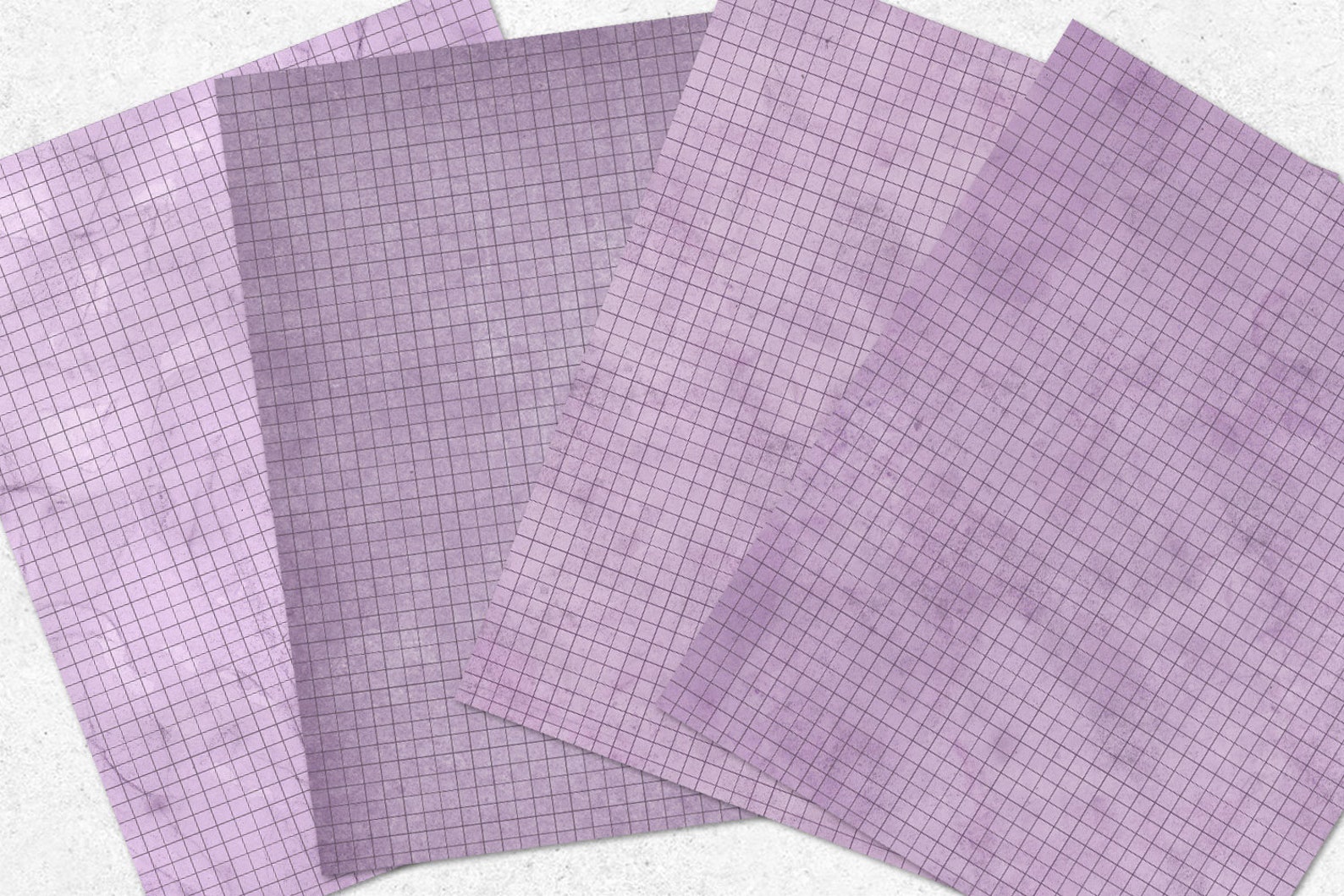 Distressed Purple Writing Paper Notebook Digital Paper Grunge | Etsy