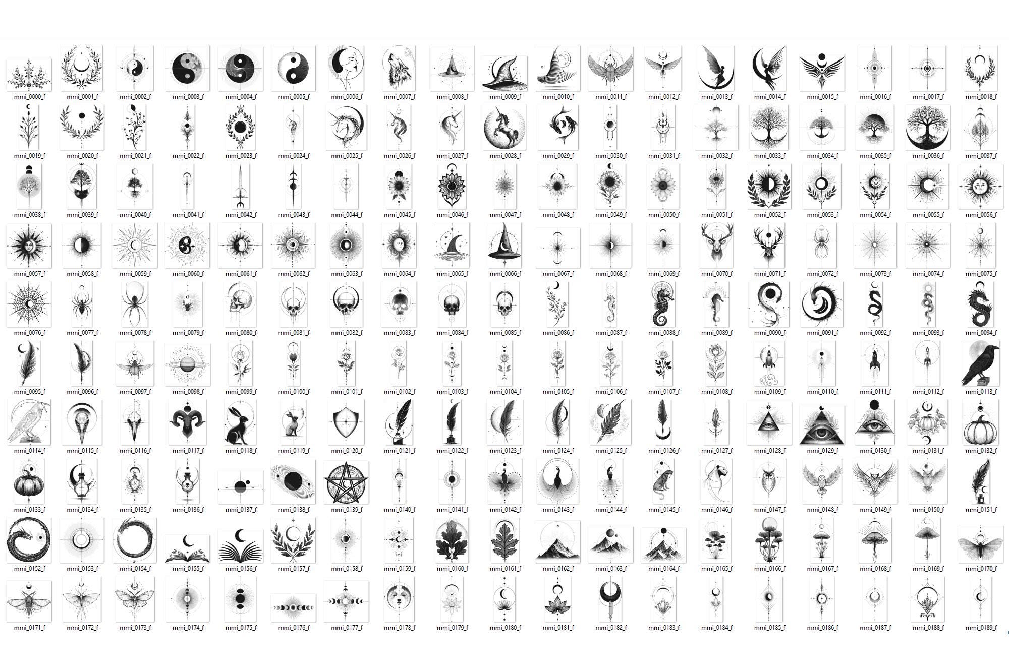 400+ Arcane Moon Symbols, Esoteric Illustrations, Occult PNG Images ...