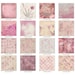 Pink Ephemera Digital Paper, Instant Download Vintage Scrapbook Paper ...