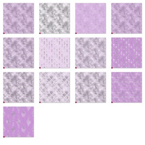 Purple and Silver Art Deco Digital Paper, Seamless Deco Patterns in ...
